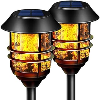 Amazon.com : Naturally Solar Outdoor Solar Torch Pathway, Set of 2 ...