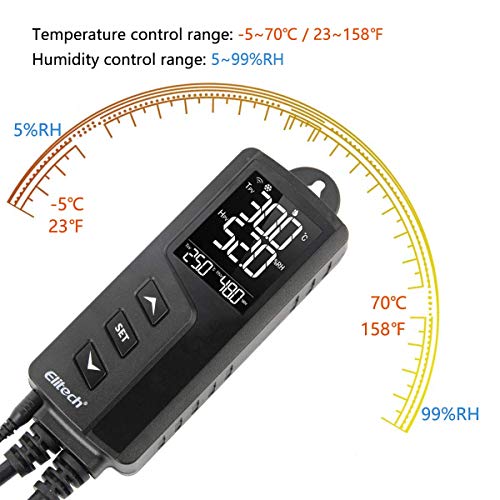 Elitech STC-1000WiFi Pro TH Temperature and Humidity Controller T&H ...