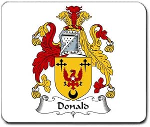 Amazon.com: Donald Family Crest Coat of Arms Mouse Pad : Office Products
