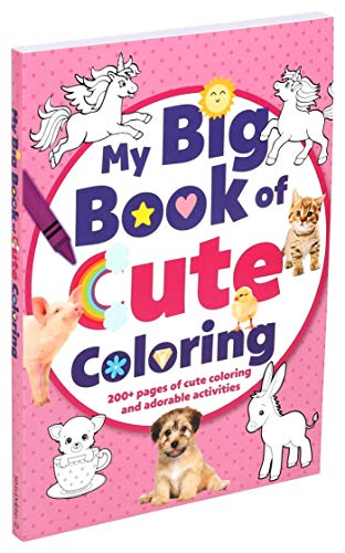 My Big Book of Cute Coloring (Jumbo Coloring Book): Editors of Silver ...