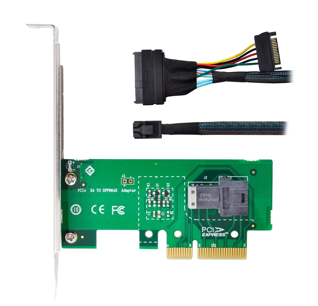 Mua Chenyang SFF-8643 to PCI-E 4X Adapter with SFF-8639 Cable for Mainboard U.2 SFF-8639 Kit ...