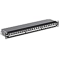 Amazon.com: TRENDnet 24-Port Cat6A Shielded Patch Panel, 1U 19" Metal ...