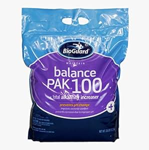 Amazon.com: BioGuard Balance Pak 100 Alkalinity Increaser - 25 Lb ...