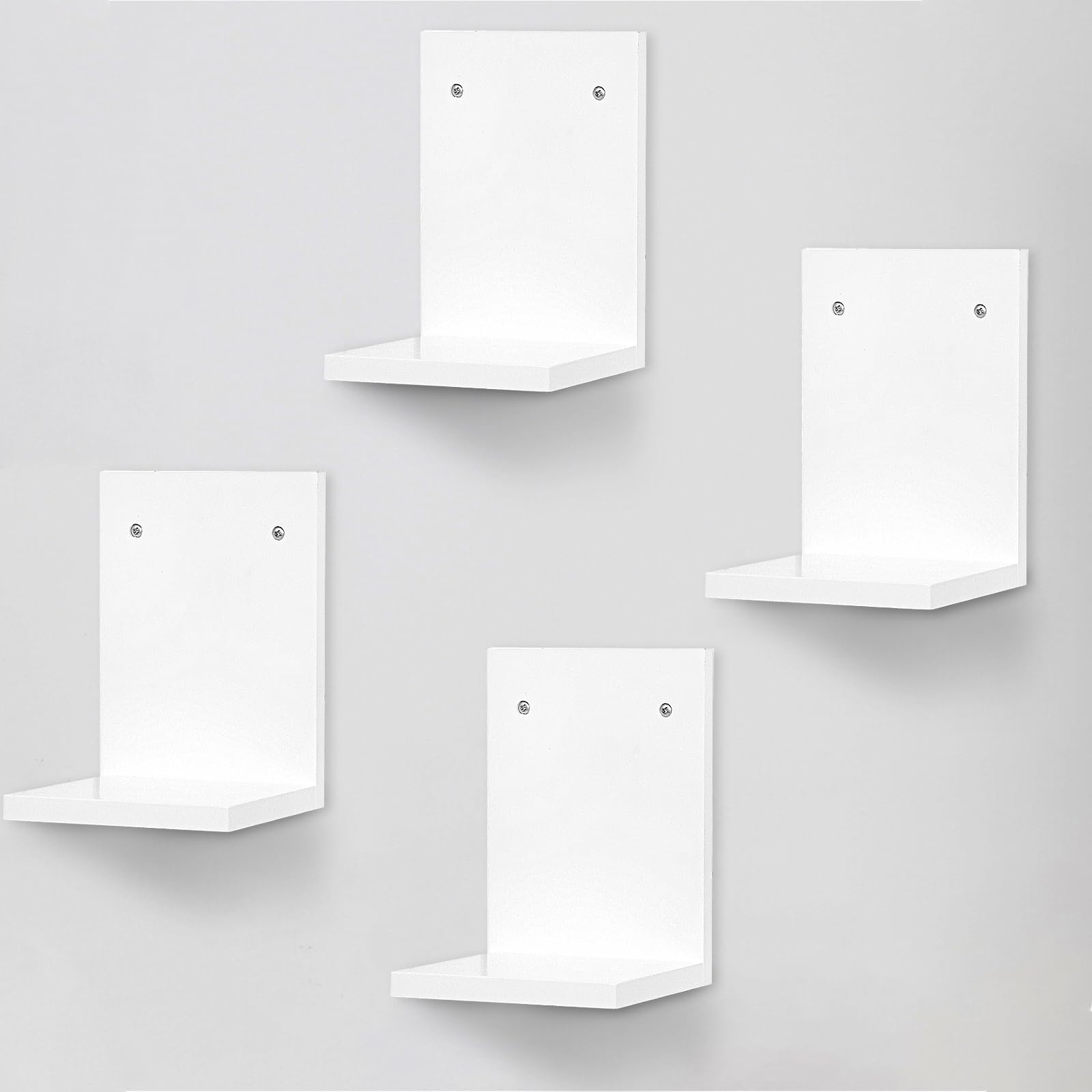 PHOENANCEE Small Wall Shelf Modern,Wooden Mini Floating Shelves,Indoor ...