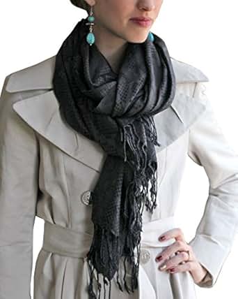 Women's Python Snake Skin Weave Oversize Fashion Scarf Wrap at Amazon ...