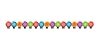 Hygloss Products Die-Cut Bulletin Board Border – Colored Bulbs Design ...