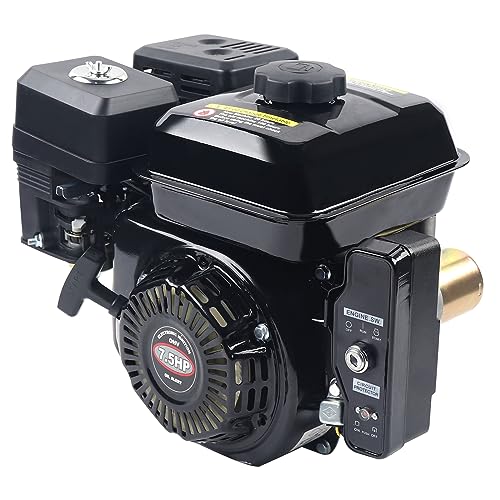 7.5hp Go Kart Motor 7.5HP Recoil/Electric Start Multi-Use Gas Powered ...