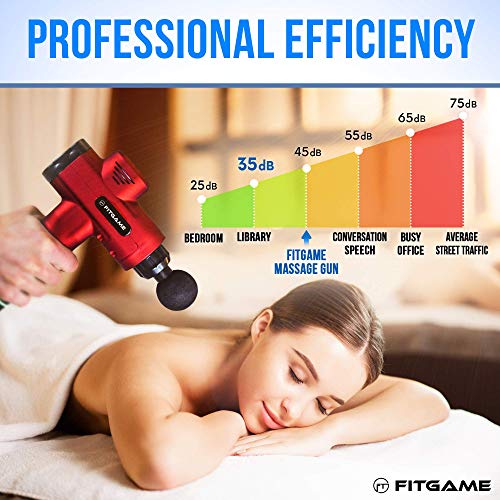 FITGAME Massage Gun 30 Speed Levels For Rapid Tension Relief Quiet FITGAME Massage Gun 30 Speed Levels For Rapid Tension Relief Quiet