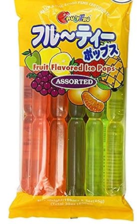 Amazon.com: Snowtime Ice Freezer Pops Fat free Assorted Flavor (10 pops ...