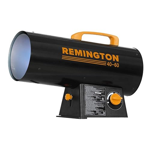 Remington LP Forced Air Heater, Portable 60,000 BTU Space Heater for up ...