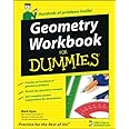 Amazon.com: Geometry Workbook For Dummies: 9780471799405: Ryan, Mark: Books