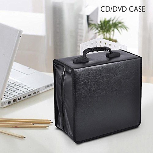 go2buy 2 Set 400 Capacity CD/DVD Media Carrying Case Heavy Duty DVD ...