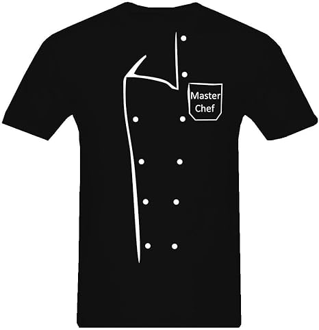 Fun T-Shirt für Koch Kurzarm Motiv MasterChef 100% Baumwolle Ausverkauf ...