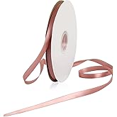 Amazon.com: 1 Inch Rose Gold Polyester Satin Ribbon for Gift Wrapping ...