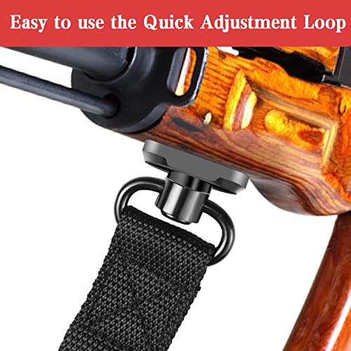 SGROW Rifle Sling Two Point Gun Slings with QD Sling Swivels, 2 Point ...