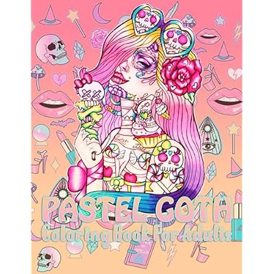 Creepy Kawaii Pastel Goth Coloring Book for Stress Australia | Ubuy