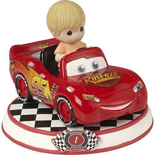 Precious Moments 164431 Lightning McQueen Resin Figurine Cars - Want It All