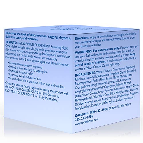 RoC Multi Correxion 5 in 1 Restoring Anti-Aging Facial Night Cream ...