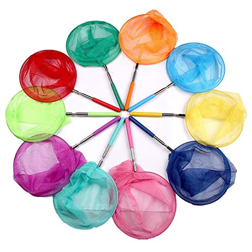 Telescopic Butterfly Nets, 5 Pack Colorful Insect Net Perfect Outdoor ...
