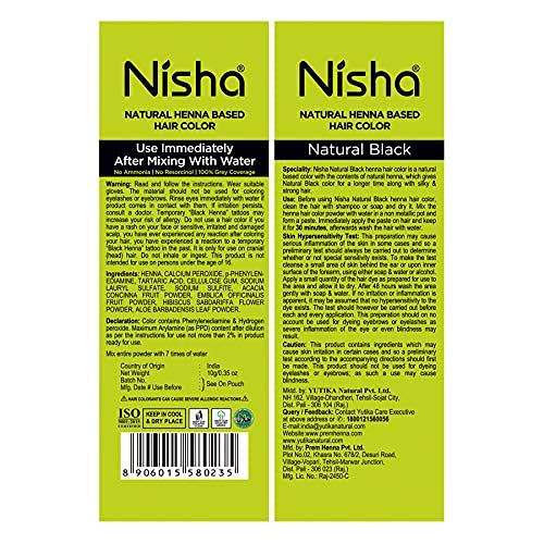 Nisha Henna Based Color D...B0798PKRJJ | Encarguelo.com.ve