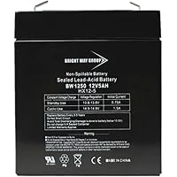 Amazon.com: Bright Way Group BW1250 12V 5AH Sealed Rechargeable SLA ...