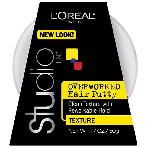 L'Oreal Paris Studio Line Overworked Hair Putty, 1.7 Ounce (Pack of 5 ...