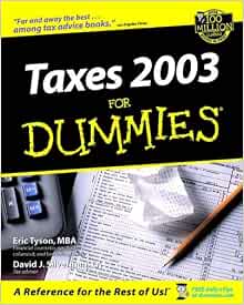 Taxes For Dummies: Tyson, Eric, Silverman EA, David J.: 9780764554759 ...