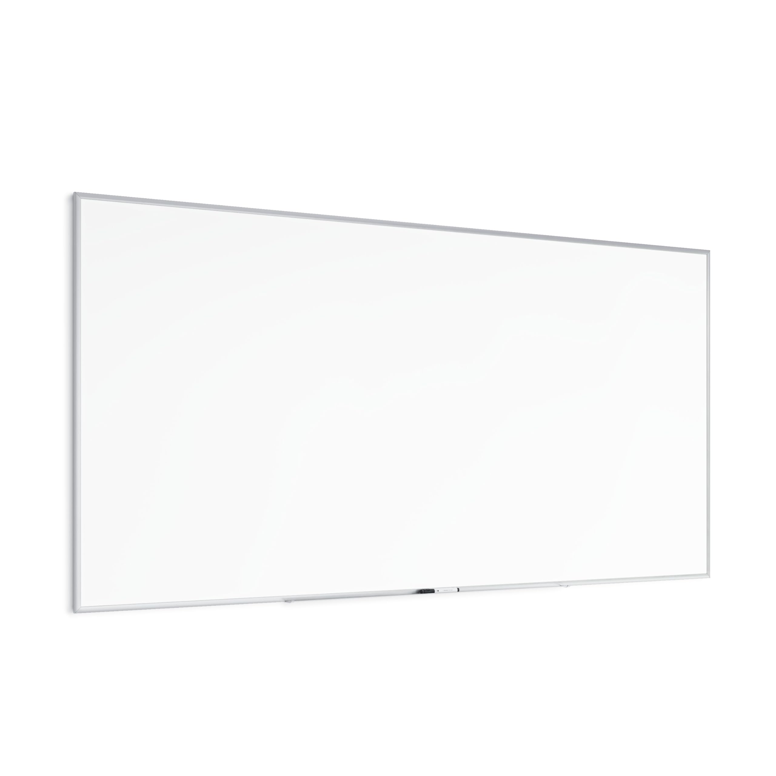 U Brands Magnetic Whiteboard with Silver Aluminum Frame, 47 x 95 Inches ...