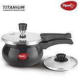 Buy Pigeon Titanium Hard Anodized Pressure Cooker - 5 litres - Black ...