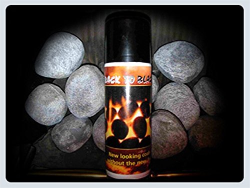 BLACK COAL PAINT SPRAY FOR GAS COALS,STOVE,GRATE,FIREPLACE WOOD OR ...