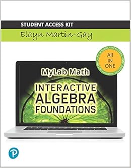 Interactive Algebra Foundations: Prealgebra, Introductory and ...