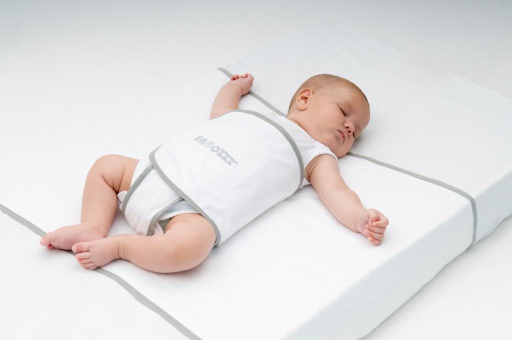 Snoozzz Snoozzz Baby - Cale Bébé - 0-4 mois - Blanc / Biais Gris ...