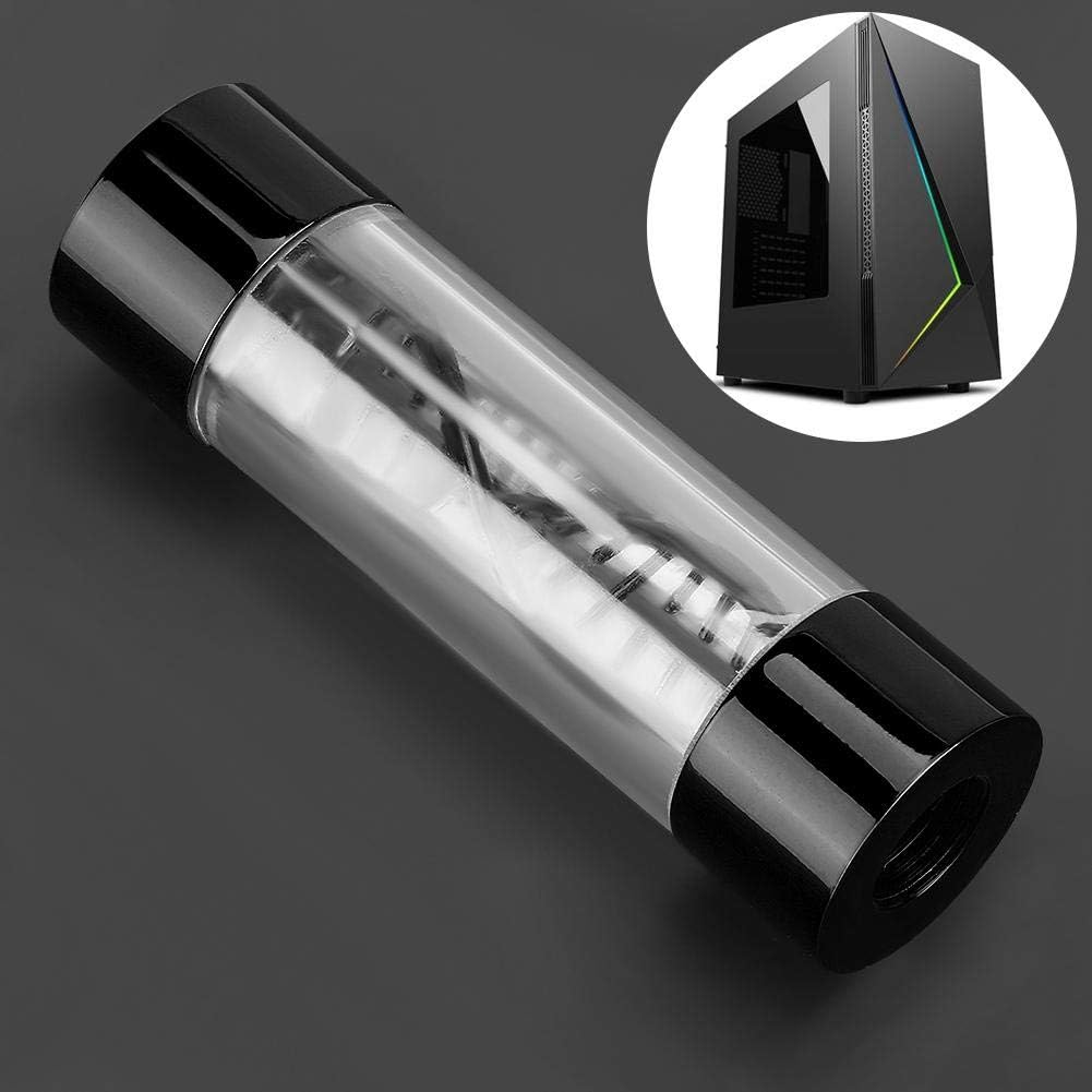 ASHATA PC Water Cooling Flow Meter Water Flow Meter Multi-Colour Metal ...