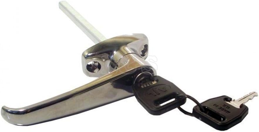 Chrome Canopy Door Handle (Keyed Alike): Amazon.co.uk: DIY & Tools