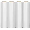 Amazon.com: Guangshuohui 4 Rolls Pallet Wrap Stretch Film Hand Shrink Wrap,18" x 1500 Ft Stretch ...