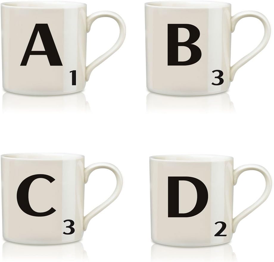Scrabble Mug, Ceramic,: Amazon.co.uk: Kitchen & Home