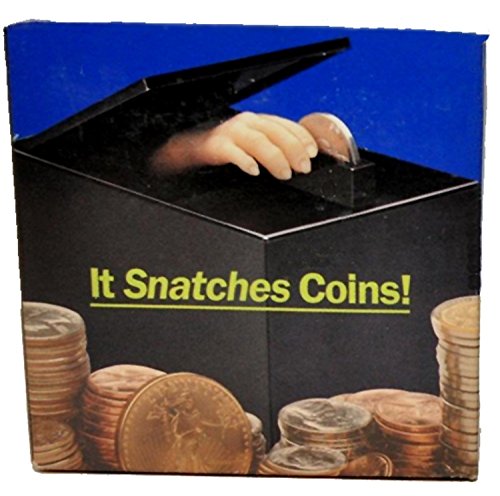 Retro Animated Coin Bank THING MAGIC HAND BLACK BOX MONEY TRAP ...