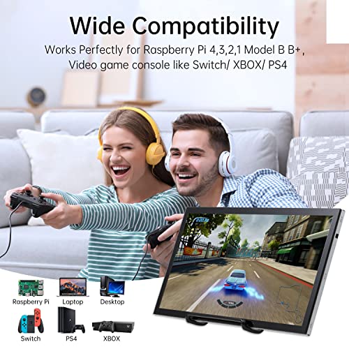 HAMTYSAN Upgraded Raspberry Pi Touch Screen, 10.1 Inch Screen Monitor ...