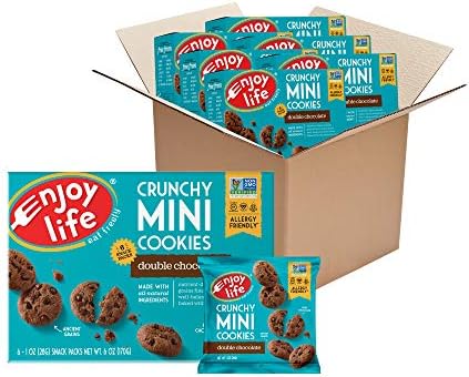Enjoy Life Crunchy Mini Double Chocolate Cookies, Nut Free Cookies ...