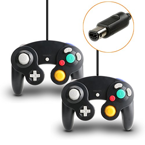 OEM Nintendo Gamecube Compatible Controller Pack 2 Black | Pricepulse
