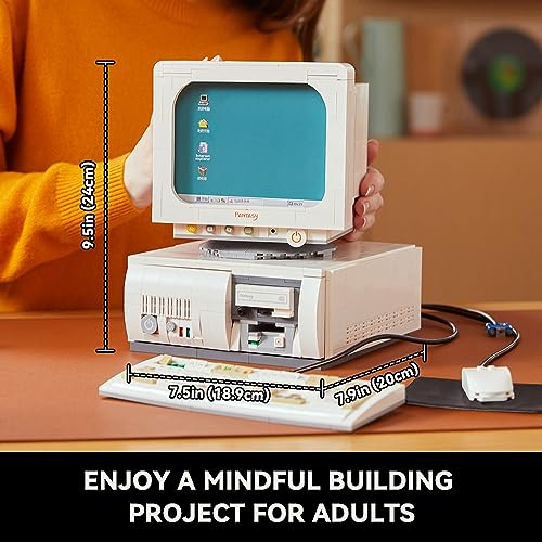 Computer Building Set, Construction Retro Computer Model Building Kits ...