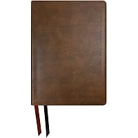 NASB Wide Margin Reference Bible, Brown, Leathertex, 2020 text: The ...