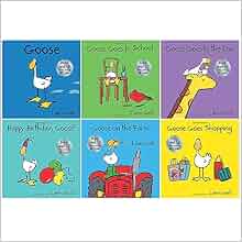 Laura Wall Goose Book and CD 6 Books Collection Set (Goose, Goes Goes ...