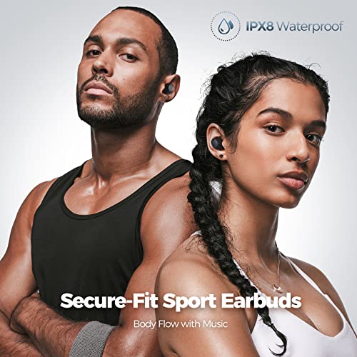 Wireless Earbuds ANC, Bluetooth 5.2 Active Noise Canceling Headphones w ...