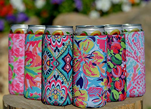 Baxendale Tall Can Sleeve for Slim Can and Tall Beer Cans - Set of 6 ...