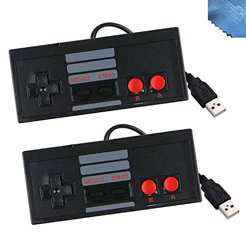 Buy EEEKit 2-Pack Classic Nintendo USB NES Controller USB Famicom ...