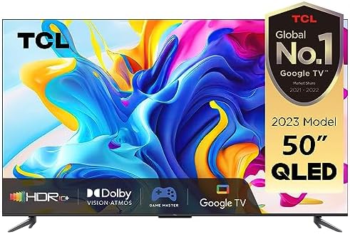 TCL 50 Inch 4K QLED Smart Google TV with Hands-free Voice Control Dolby ...