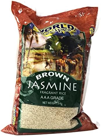 World Recipes Brown Jasmine Fragrant Rice 5kg price in UAE | Amazon UAE ...