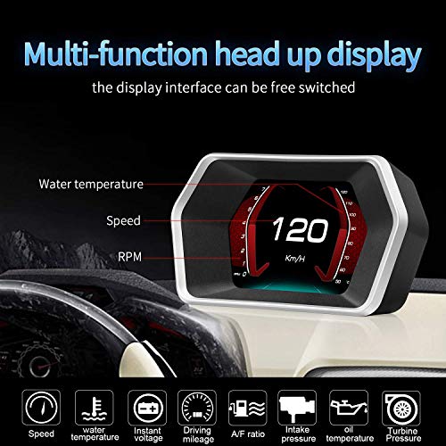Head Up Display,ACECAR Universal Car Dual System HUD OBD2/GPS Smart ...