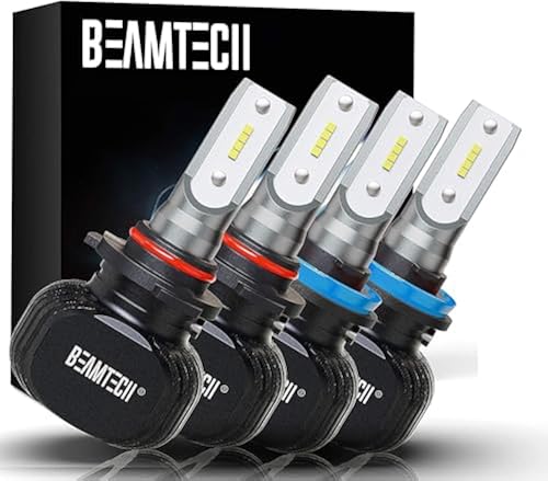 BEAMTECH H11+9005 LED Fog Light Bulb, S1 Series Powersports LED Bulbs ...